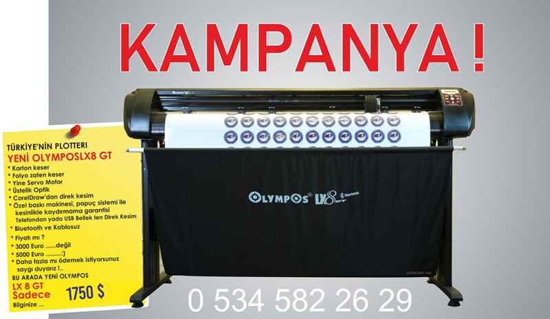 Olympos lx8 gt plotter - Serisayfa