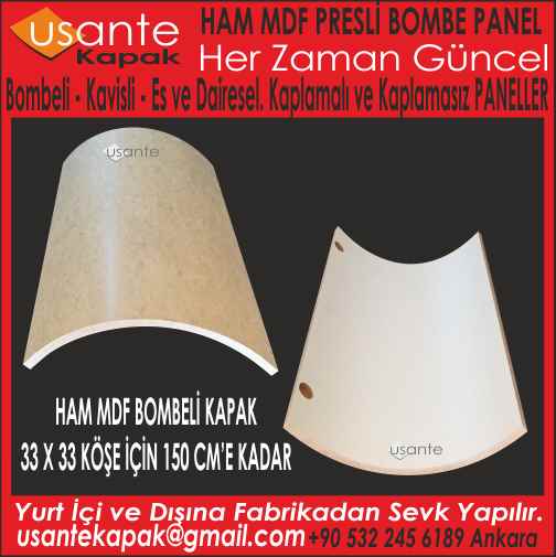 Kavisli MDF Kapak panel, ham mdf kavisli kapak Türkiye - Serisayfa